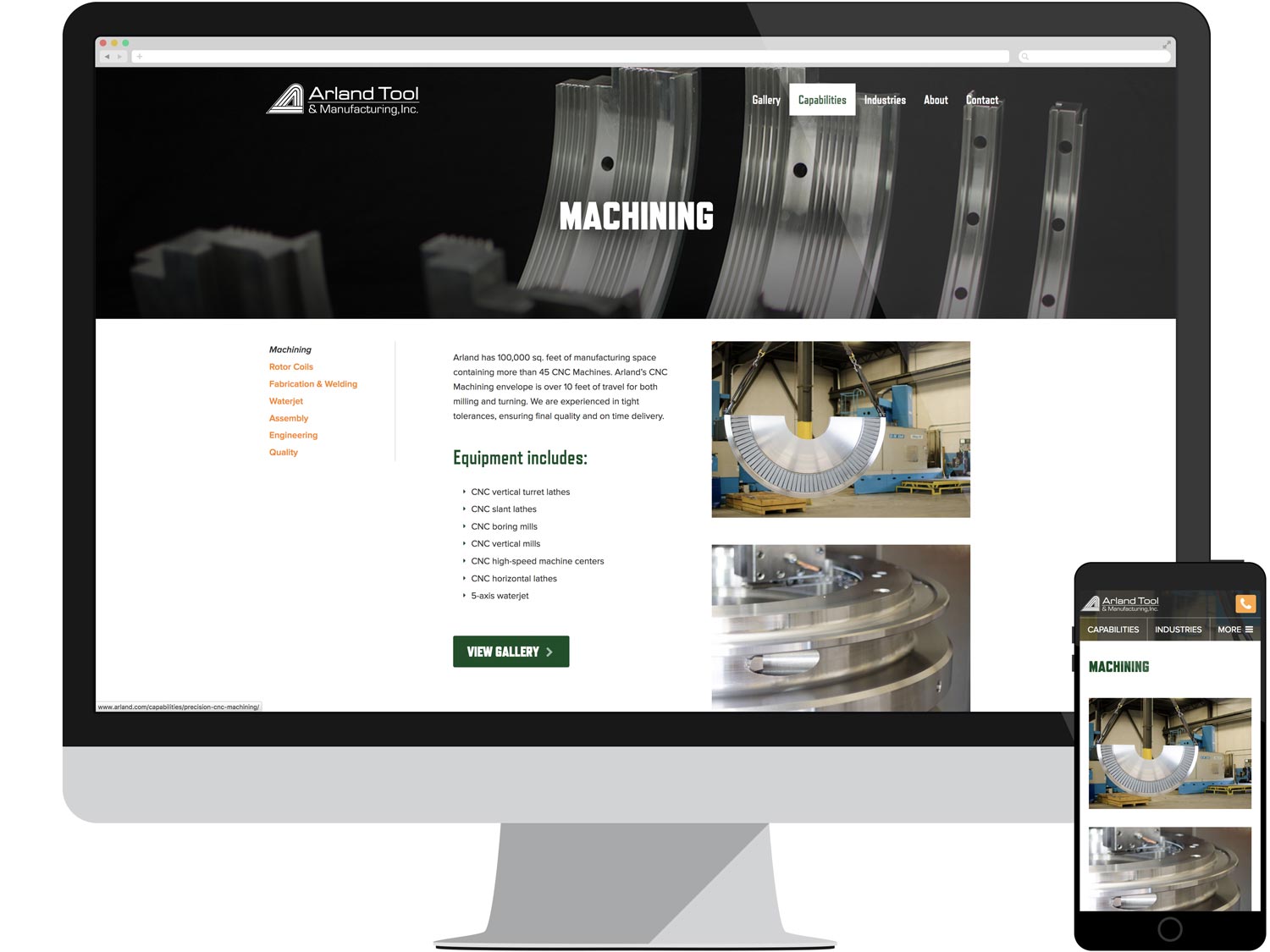 Arland Tool | Manufacturing Website Design & Digital Marketing