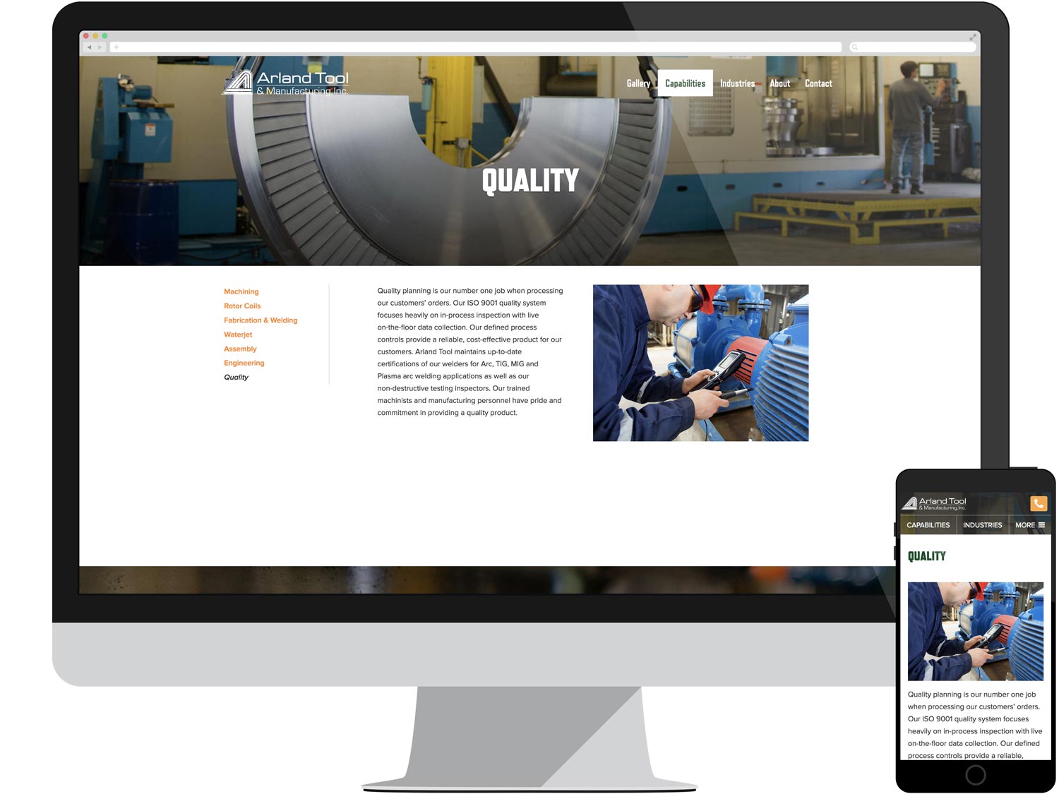 Arland Tool | Manufacturing Website Design & Digital Marketing