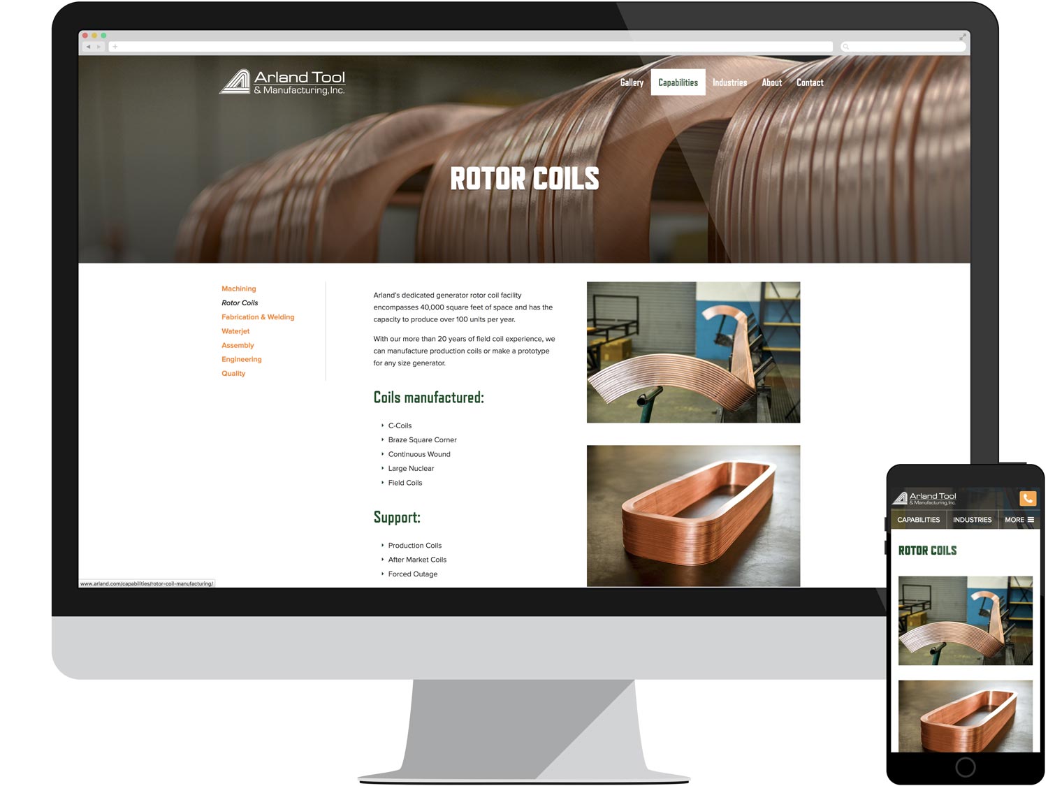 Arland Tool | Manufacturing Website Design & Digital Marketing